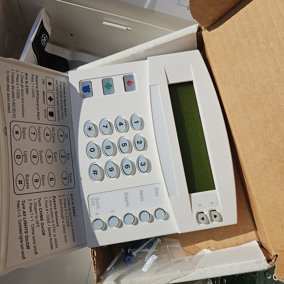 GE/Interlogix Concord 4 Panel Alarm Module Kit + 2 Keypads +++ #600 ...