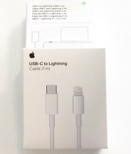 Original Lightning zu USB-C Typ-C Kabel 1M MQGJ2ZM/A A1703 iPhone 11 12 ...