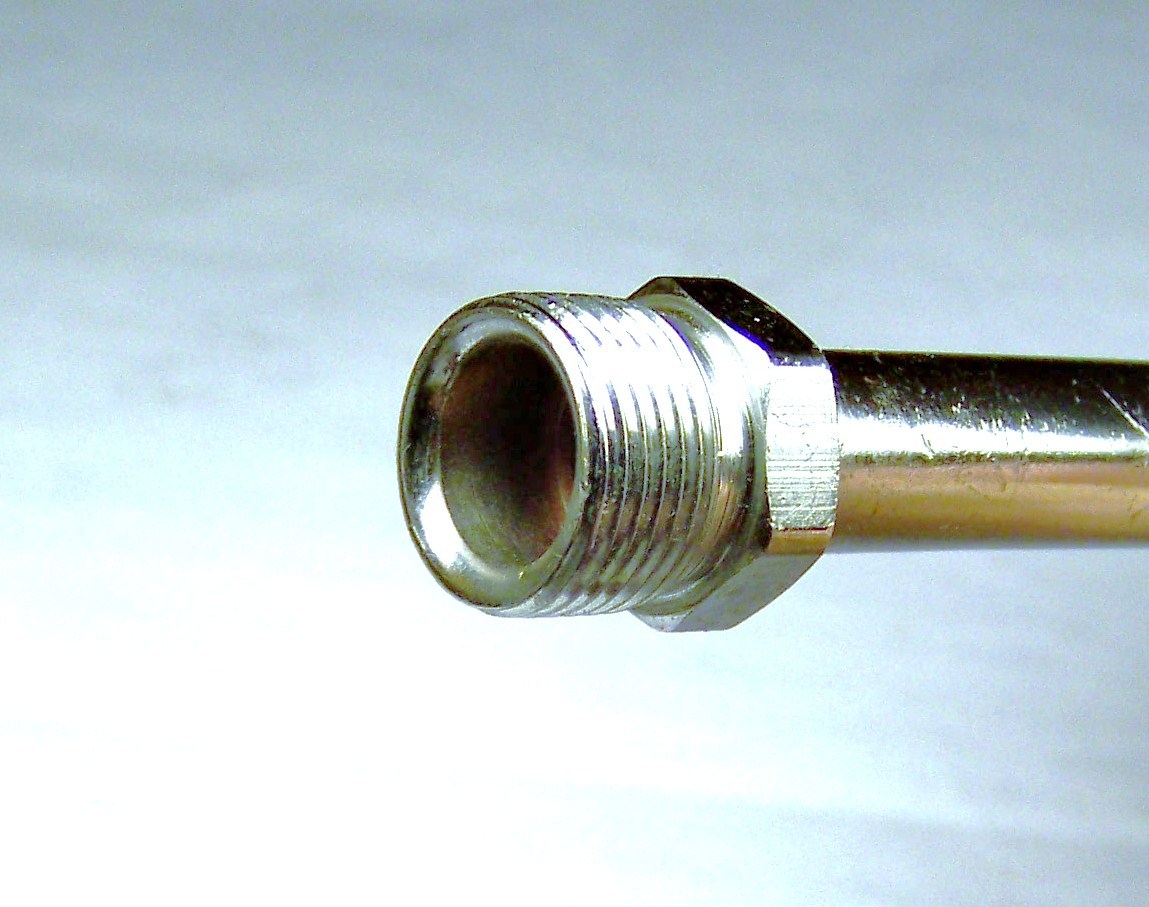 TOILET SINK LAV RISER SUPPLY TUBE EXT. NOS 3/8" D 12" L BENDABLE CPR ...