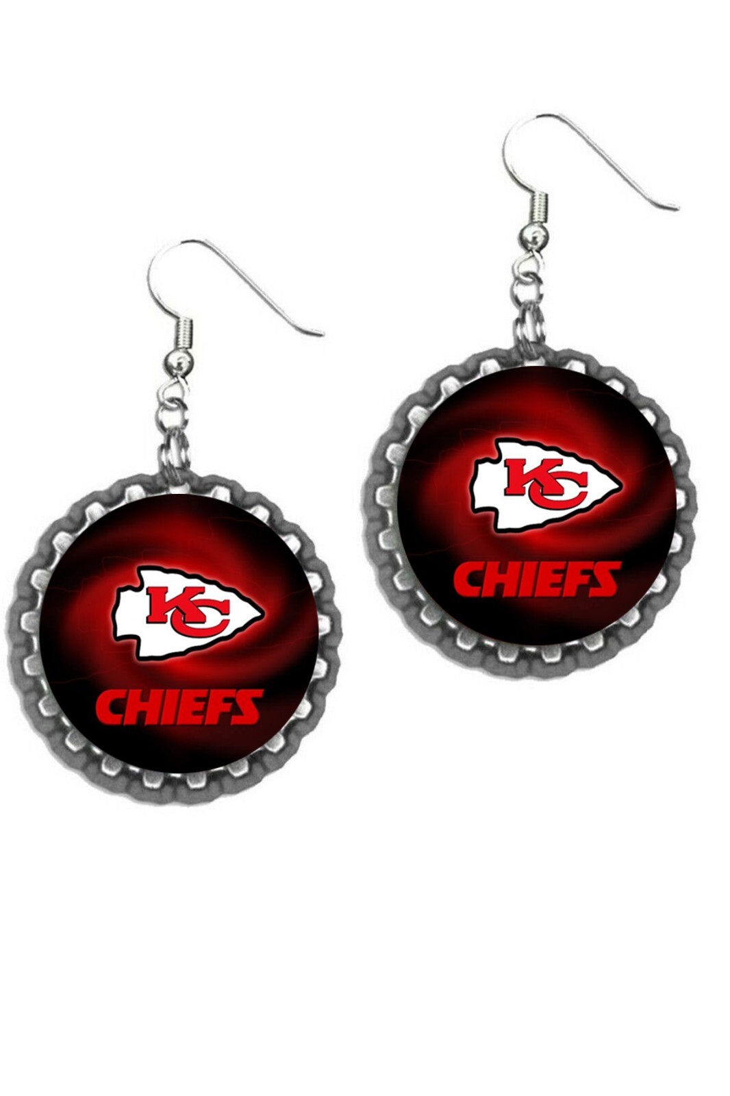 KC Kansas City Chiefs earrings earring set super cute pair of earrings ...