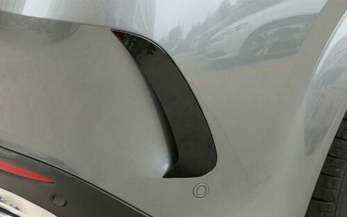 Rear Bumper Lip Diffuser Splitter Fins 2X For Benz GLE 2020-2022 Gloss ...