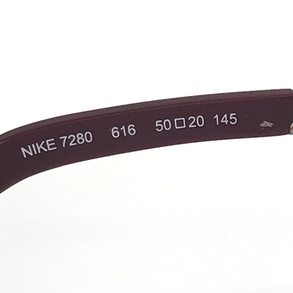 Nike Eyeglasses Frames 7280 616 Orange Clear Fade Gold Round Full Rim ...