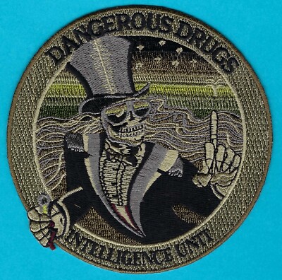 DEA DRUG ENFORCEMENT ADMINISTRATION DANGEROUS DRUGS INTELLIGENCE PATCH ...