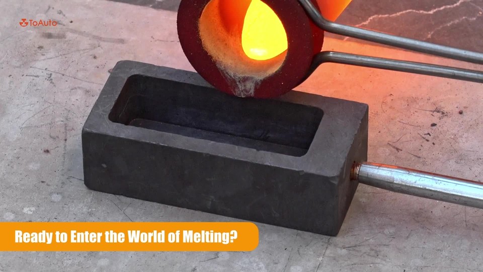 1800W 6.6LB Electric Smelting Furnace Casting Refining Metal Gold ...