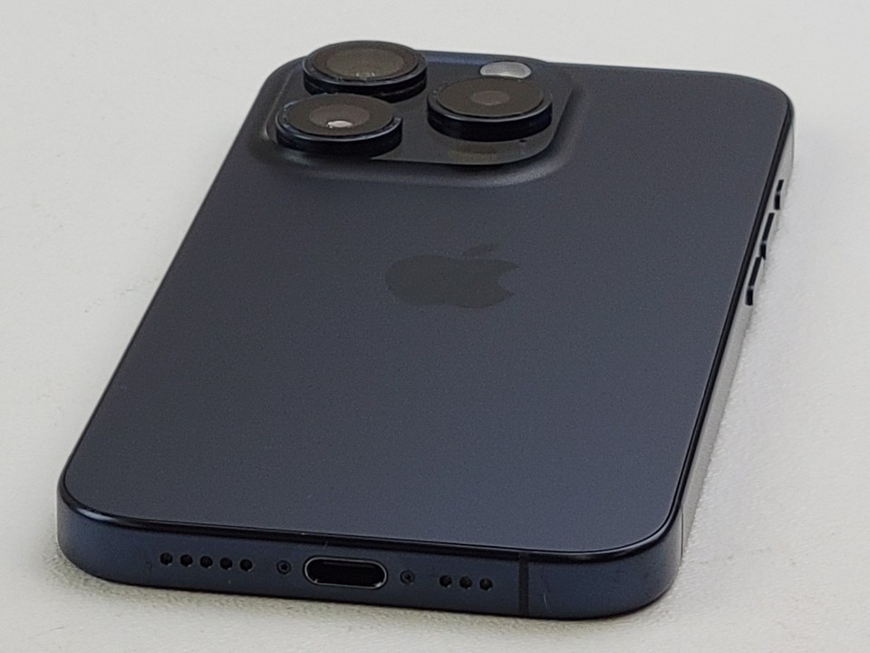 Apple iPhone 15 Pro (A2848) 128GB - Blue Titanium (Unlocked) - *DAMAGED ...