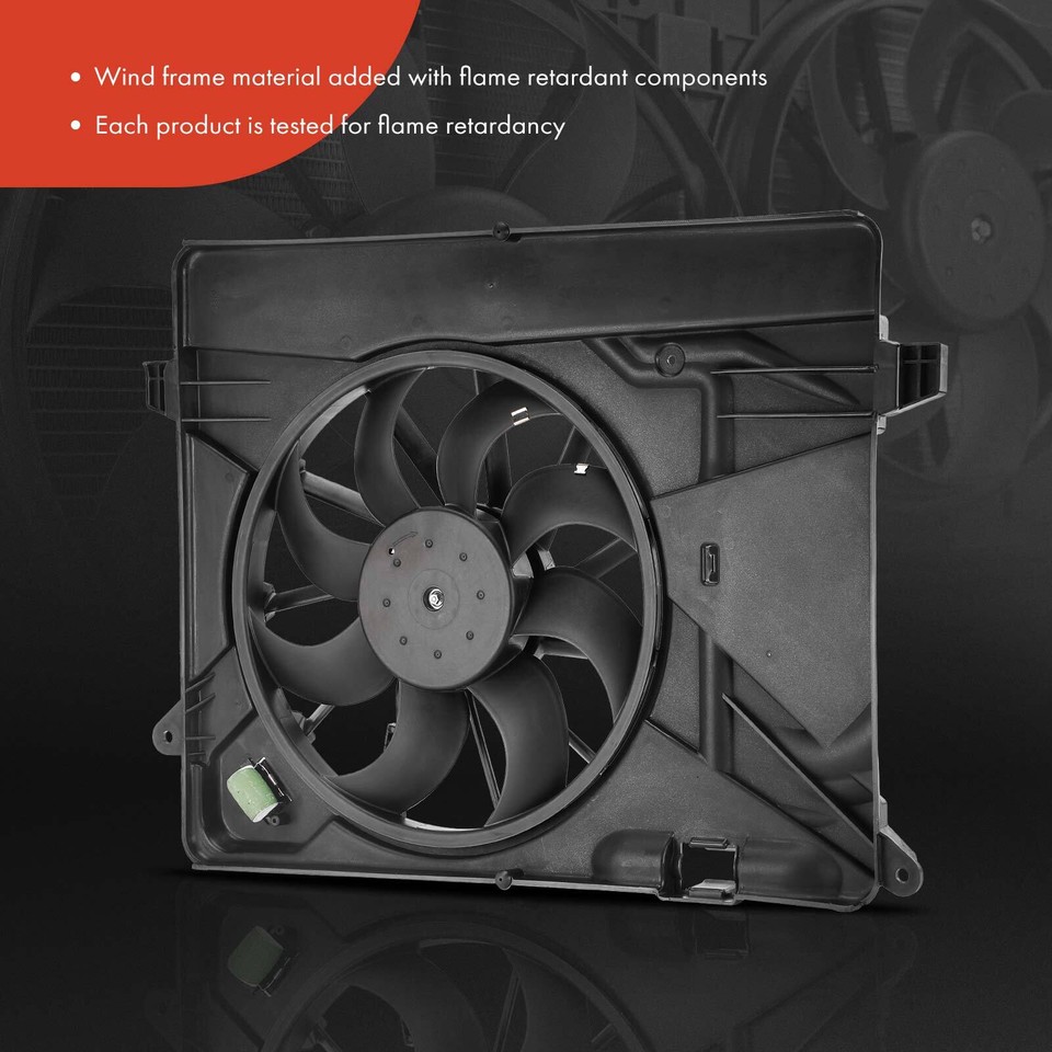 Radiator & AC Condenser & Cooling Fan Assembly for Buick Encore Chevy ...