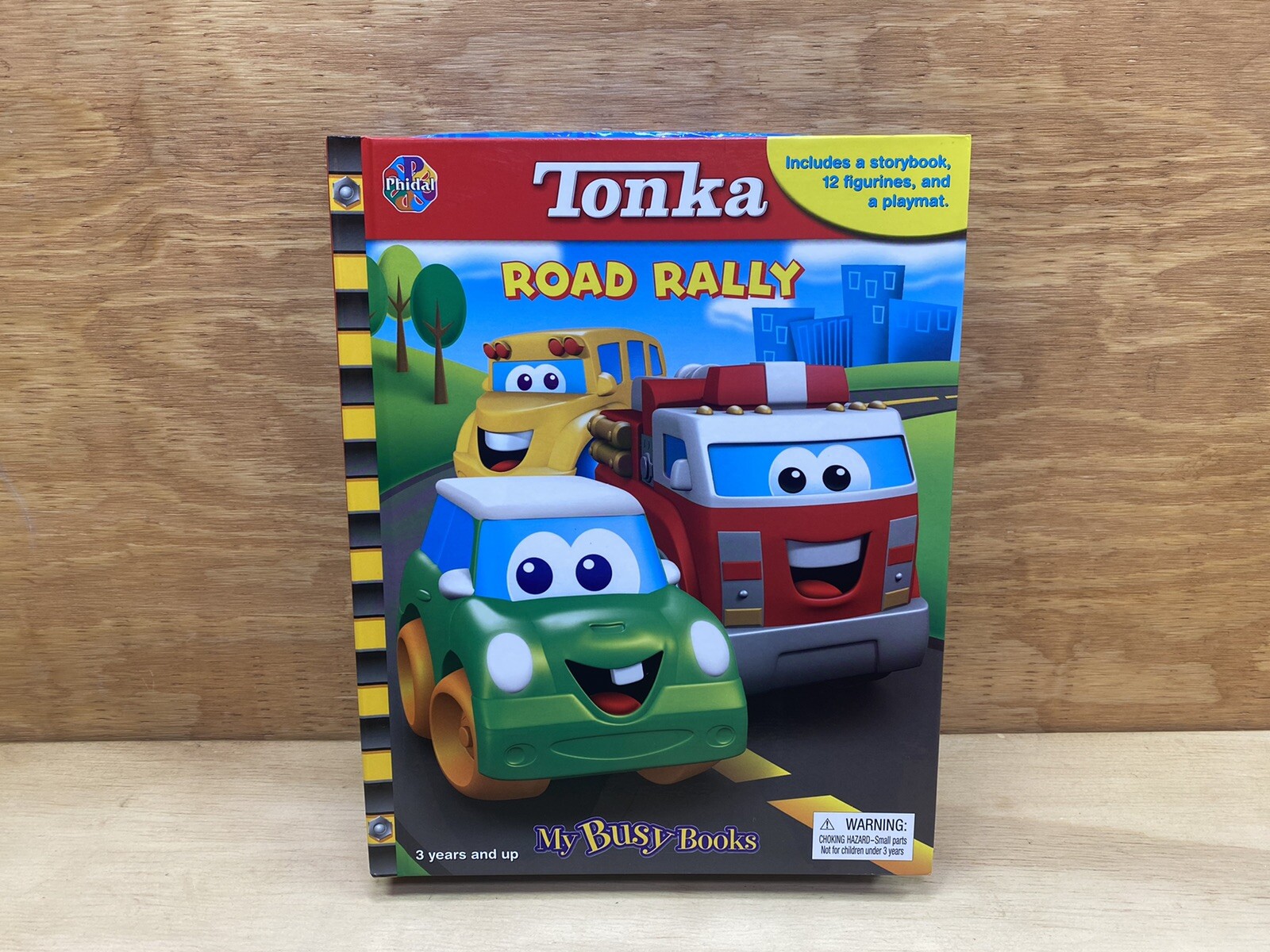 Tonka Road Rally My Busy Books Story 12 Figurines Playmat Phidal 2015 3 ...