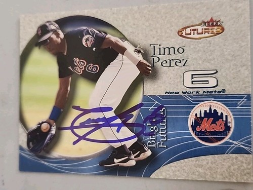 Timo Perez Signed 2001 Fleer Futures - #187 | eBay