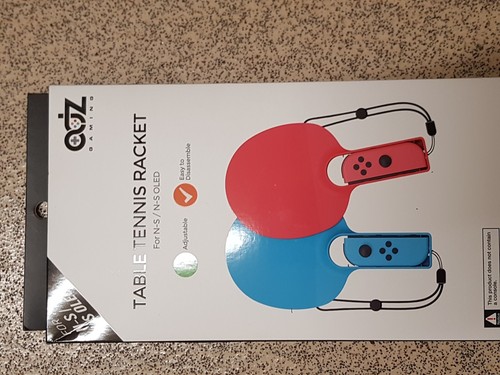 Nintendo Switch Table Tennis Racket x2 Great for Mario Tennis Aces ...