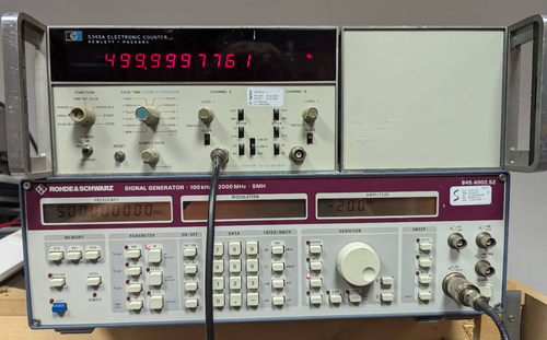 Hewlett Packard HP 5345a Frequency Counter 500MHz | eBay