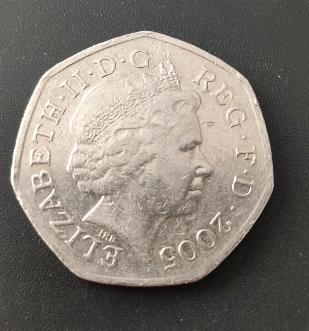 Rare 50p Fifty Pence Coin Johnson's Dictionary 1755 Saxon Plural Of ...