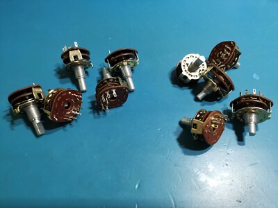 5pcs 1 Pole 6 Way Rotary Switch 11mm / 8mm | eBay UK