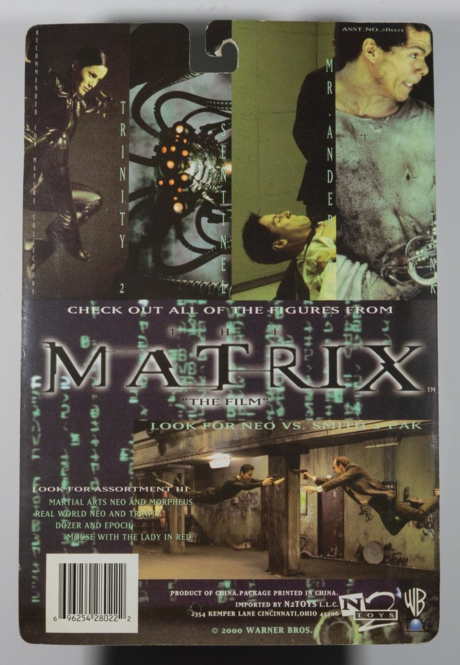 The Matrix Trinity Flying Kick Action Figure N2 Toys WB Toy 2000 | eBay