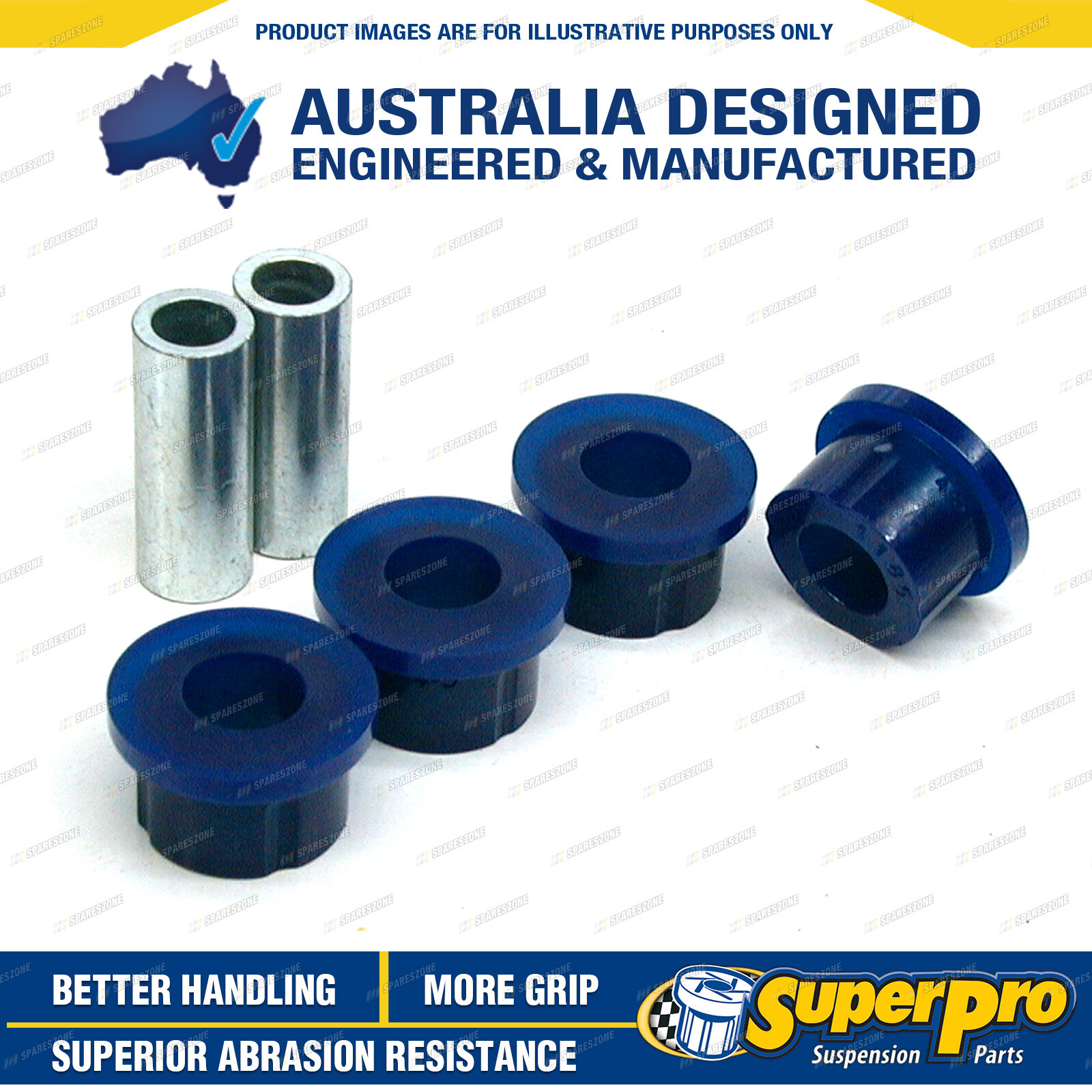 Superpro Rear Trailing Arm Lower Front Bush Kit for Volvo P 122 S ...