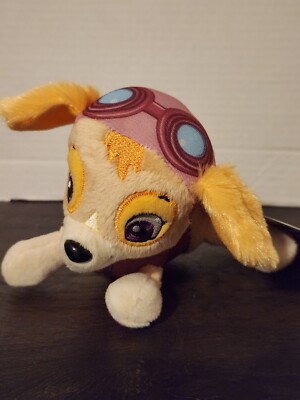 Paw Patrol Skye MINI PLUSH 6" Coin Purse Backpack Clip NWT | eBay