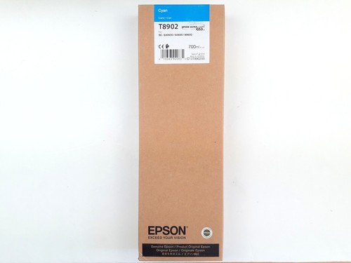 EPSON T8902 Cyan 700ml SC-S40600 Cartouche d'Encre ORIGINAL GENUINE NEW ...