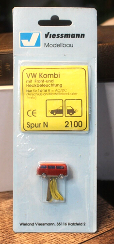 MIP Viessmann VW Wagen Volkswagen Bus N Scale Model With Working Lights ...