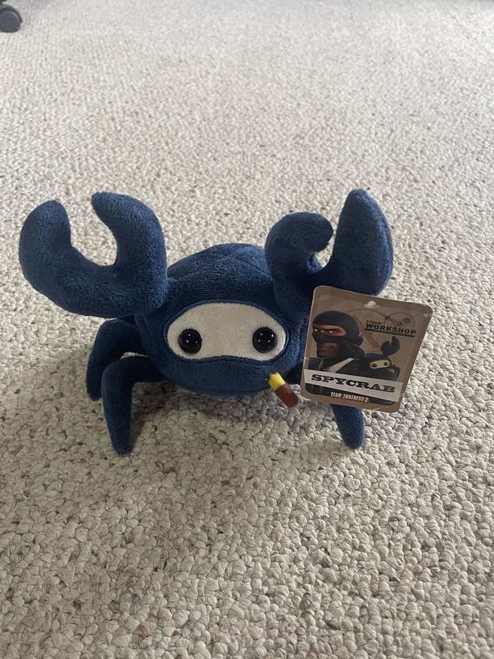 Team Fortress 2 Blue Spy Crab Plush WITH UNUSED, NEW CODE | eBay