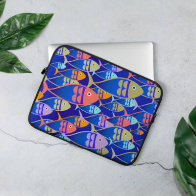 Colorful Fish Design Laptop Sleeve Cover Case | eBay