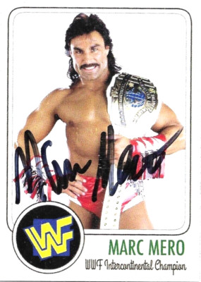 MARC MERO JOHNNY B BAD SIGNED AUTO CUSTOM CARD WWE/WCW/WWF GREAT (3) | eBay