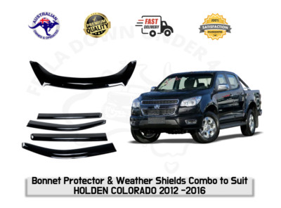 Bonnet Protector Hood Guard Weather Shields To Suit Holden Colorado 6/ ...