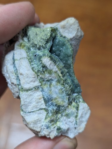 Large Green Wavellite Crystal Cluster In Matrix From Arkansas | eBay