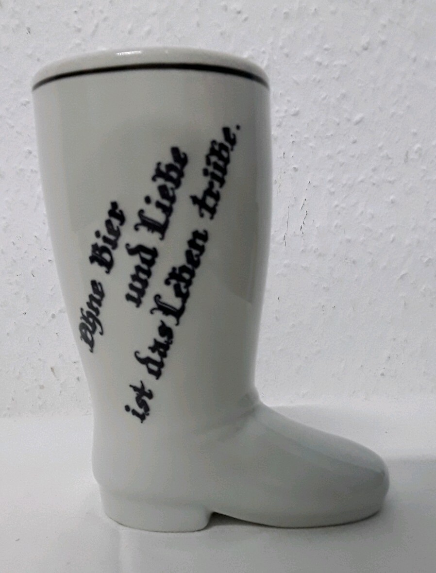 alter Bierstiefel Stiefel Original Wernesgrüner Pilsner Pils Wernesgrün ...