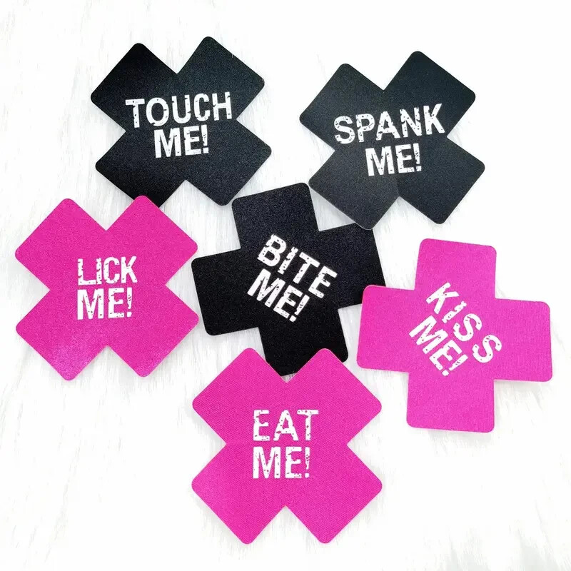 Sexy 6 Pairs X Shape Nipple Covers Stickers Self Adhesive Breast ...
