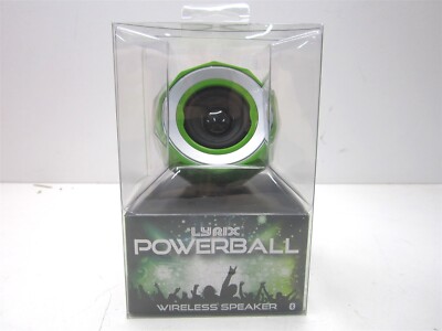Lyrix (08946) Green Powerball Wireless Bluetooth Speaker works w/ Phone ...