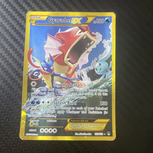 Pokemon Gyarados EX Breakpoint XY Secret Rare Foil 123/122 Rare MP/HP ...