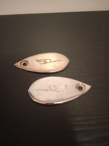 Harley 1930-57 Knucklehead Chrome Bird Springer Fork Rocker Covers | eBay