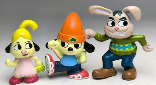 Parappa the rapper Figure Collection 3 Pieces Set Takara | eBay
