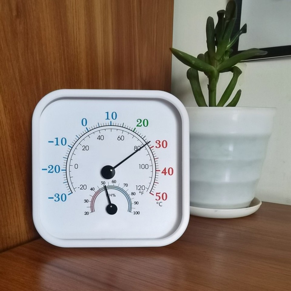 Pointer Thermometer Hygrometer with Color Comfort Scale for Rapid ...