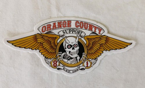 81 Hell's Angels Orange County Support Decal/Sticker Licensed Devil ...