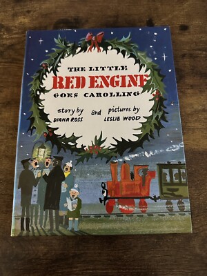 Vintage 1979 The Little Red Engine Goes Carolling Illustrated Picture ...