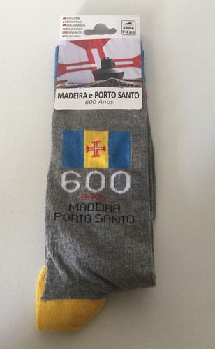 Mens Socks Portugal Madeira E Porto Santo 600 Anos 9-11 1/2 | eBay