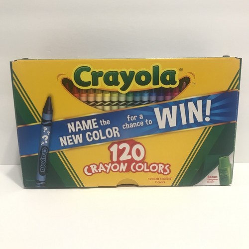 Crayola Giant Chest of 120 Color Crayons With Sharpener Farewell To ...