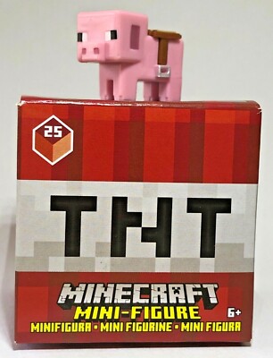 MINECRAFT Minifigure - TNT Series 25 - PIG WITH SADDLE - Minecraft ...