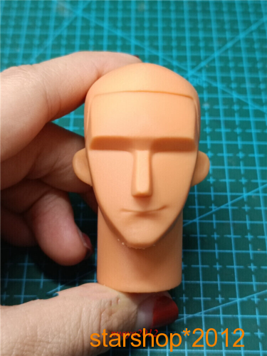 DIY 1/6 3A Cartoon Man Head Sculpt Carved Fit 12inch Male Action Figure ...