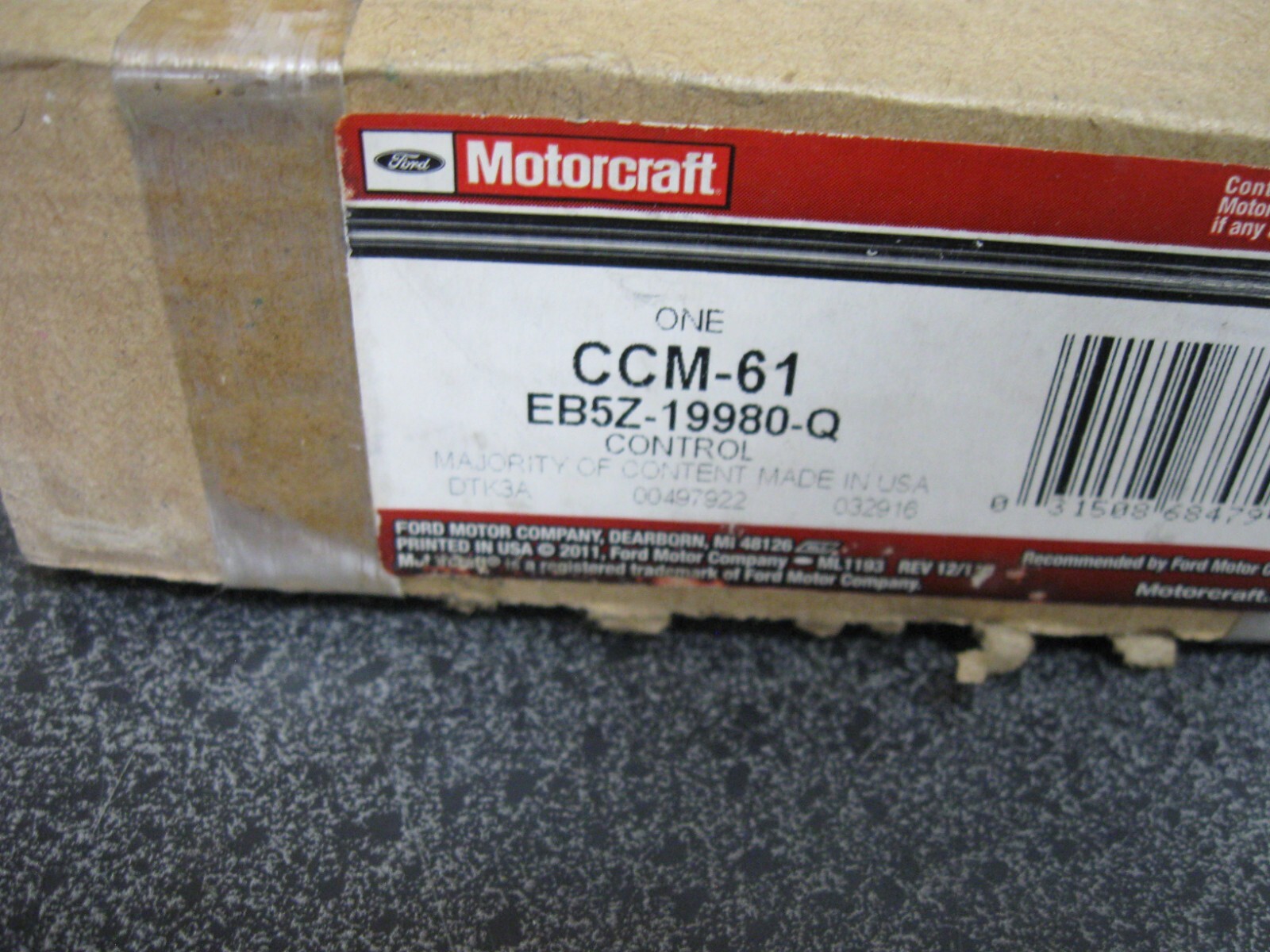 HVAC Control Module Motorcraft CCM-61 fits 2015 Ford Explorer for sale ...