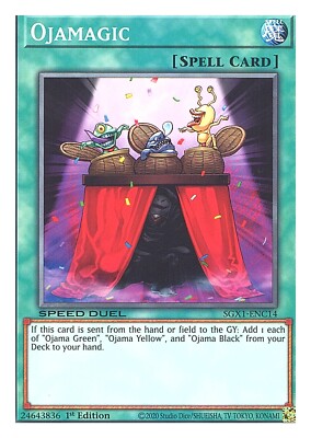 A660 YUGIOH SPELL CARD OJAMAGIC SGX1-ENC14 | eBay