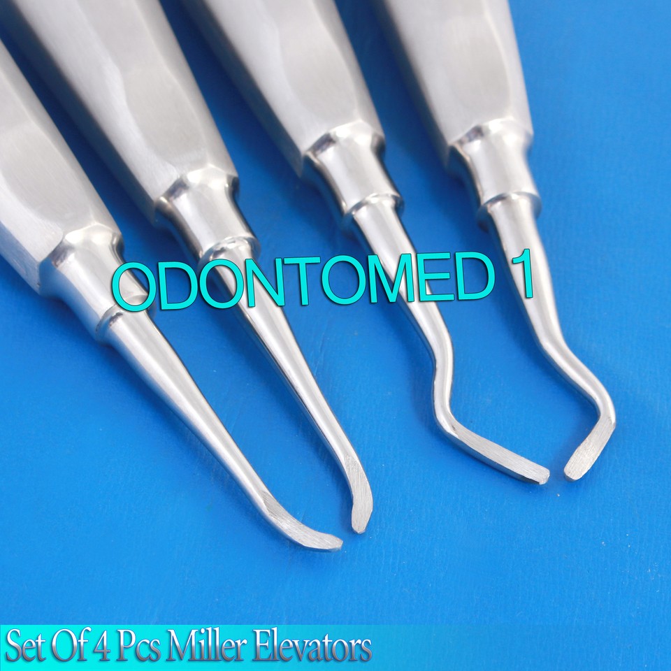 SET OF 4 MILLER DENTAL ROOT EXTRACTING POTTS EAST WEST RIGHT LEFT ...