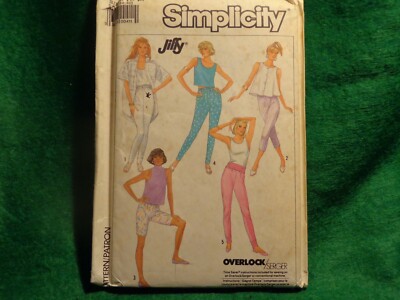VINTAGE SIMPLICITY PATTERN FOR PULL ON PANTS WOMANS SIZE 6-12 7885 | eBay