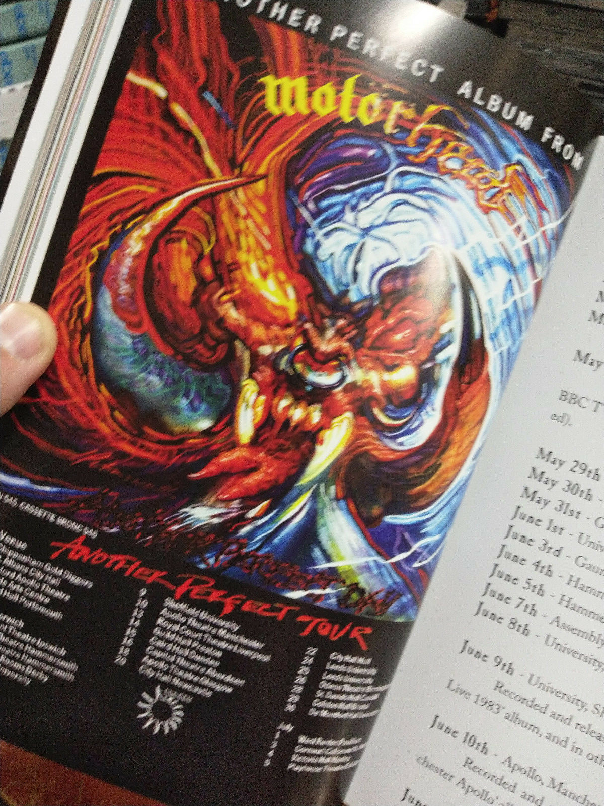 Motorhead Keep US on The Road by Alan Burridge Hardcover Book for sale ...