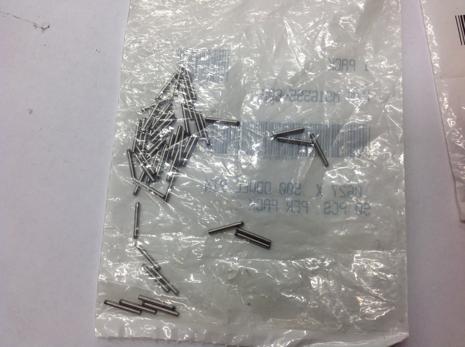 50-Piece MS16555-606 Dowel Pin .0627 x .500 NEW IN BAGS | eBay