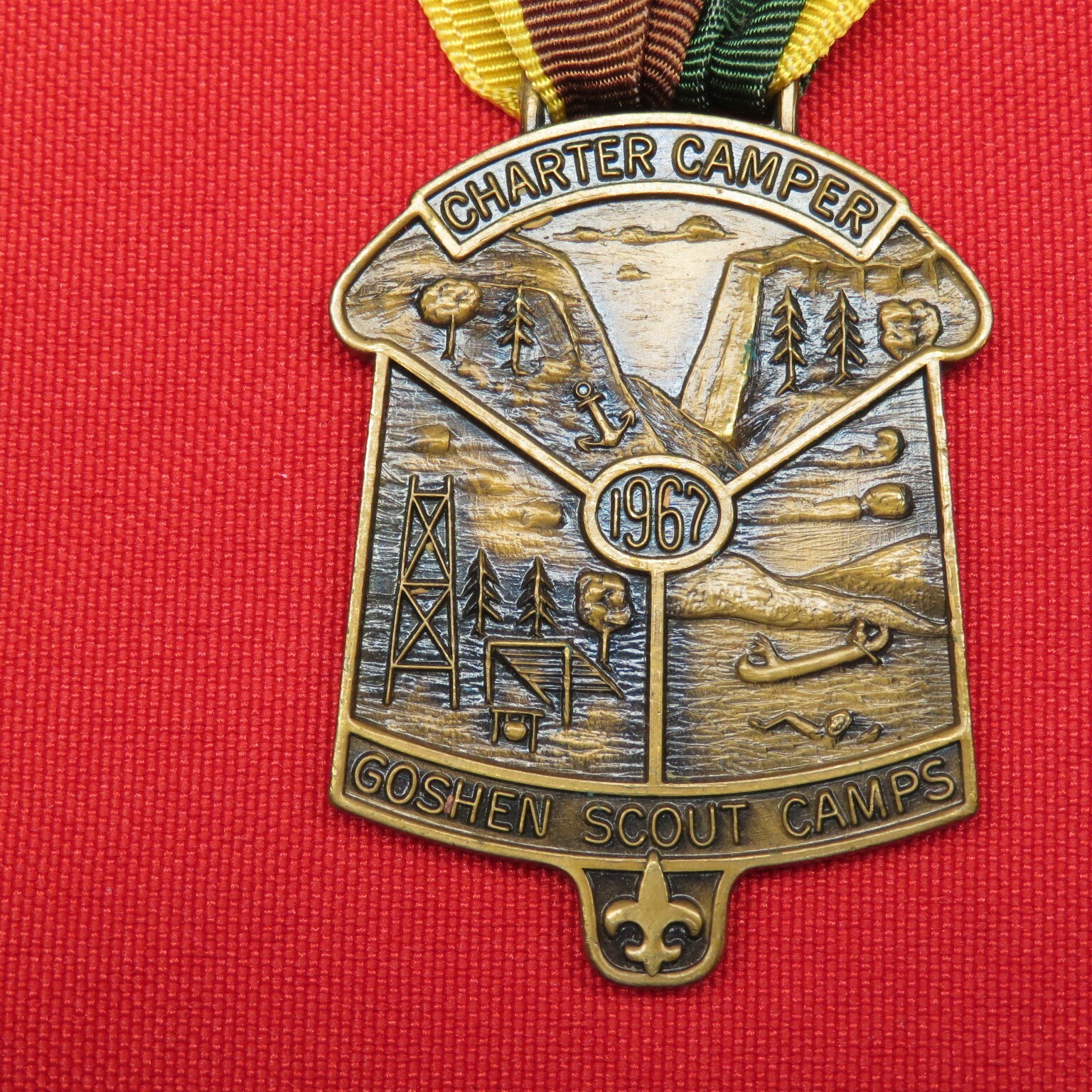 1967 National Capital Area Council Charter Camper Goshen Scout Camps ...