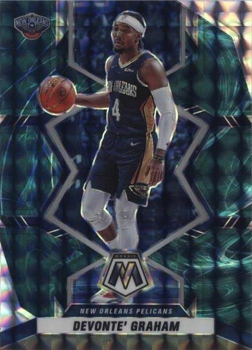2021-22 Panini Mosaic - Devonte' Graham #179 Genesis Mosaic Prizm for ...