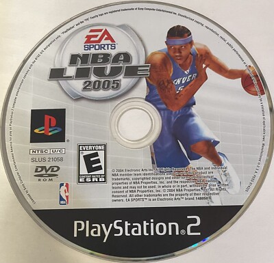 NBA Live 2005 (Sony PlayStation 2, PS2) DISC ONLY | NO TRACKING M2486 ...