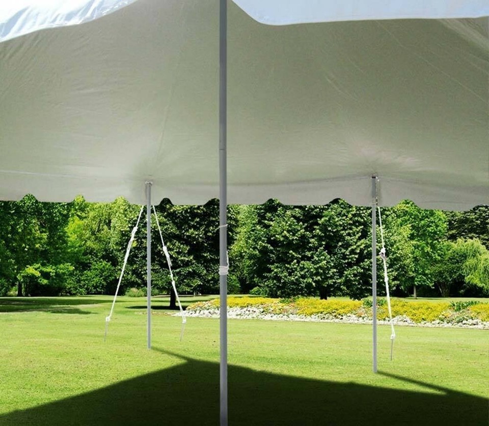 40x40 Commercial Pole Tent Canopy Sectional Outdoor Party Gazebo Heavy ...