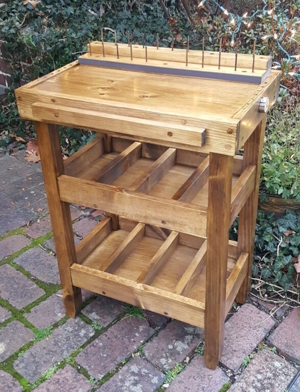 PORTABLE FLY TYING TABLE benches desks TROUT bass Fly Fishing flies ...